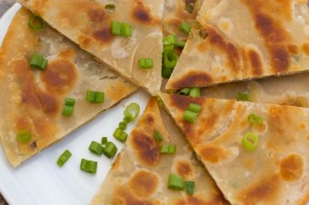 Scallion Pancakes | dramatic pancake