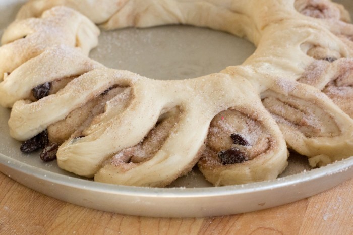 Swedish Tea Ring - dramatic pancake